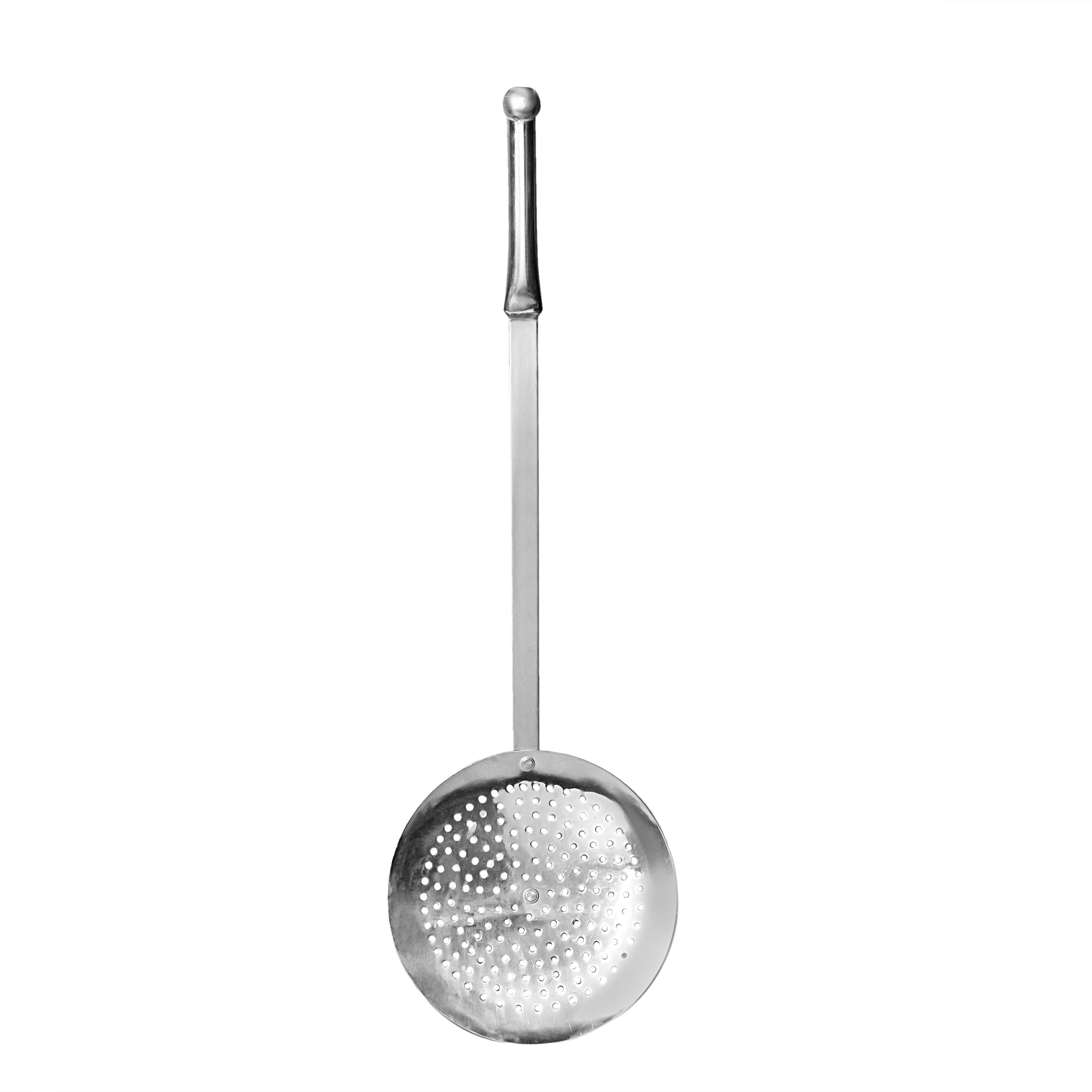 Stainless steel Frying Jhara with Steel Handle – Kiran Enterprises
